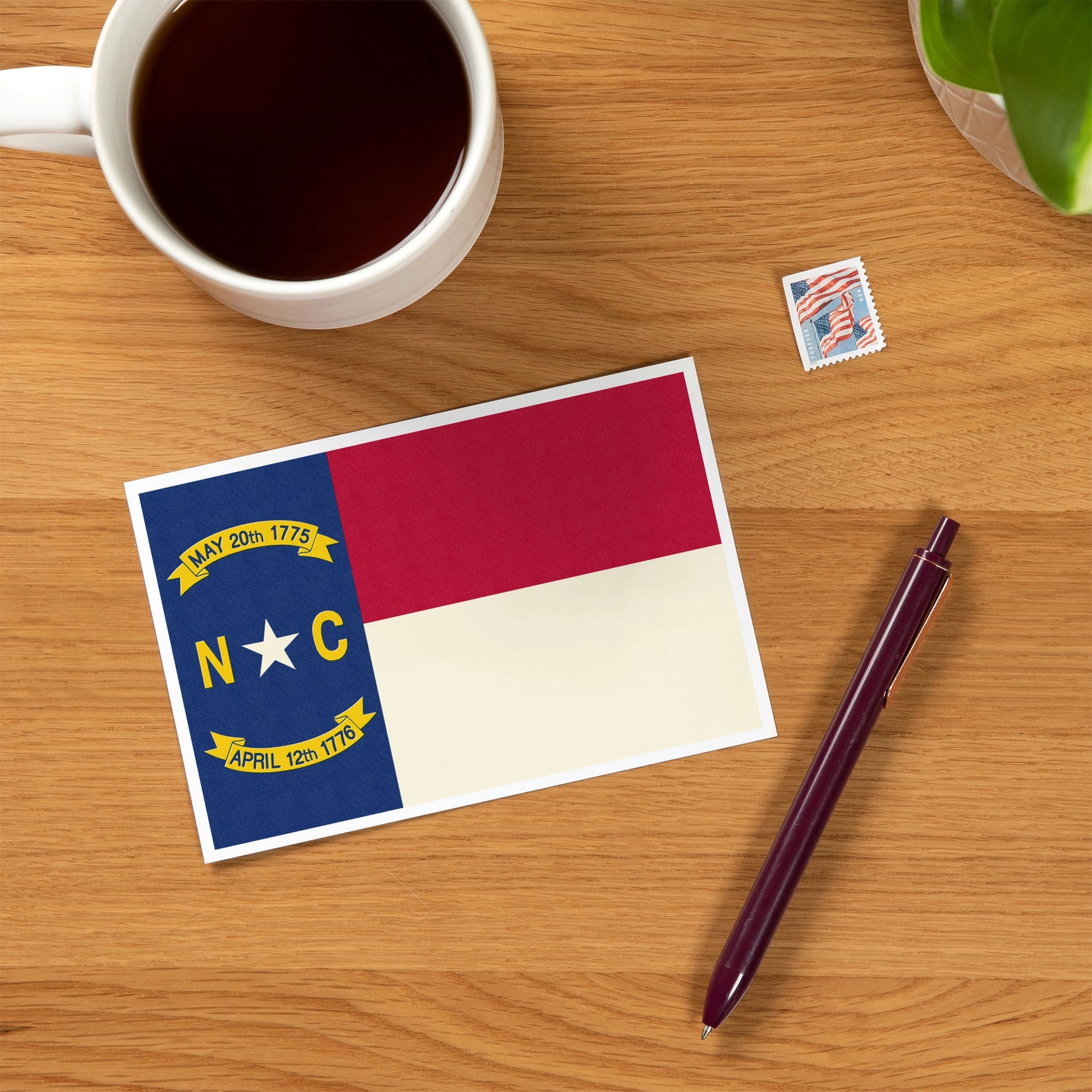 NC Flag Postcard – Hometown Apparel